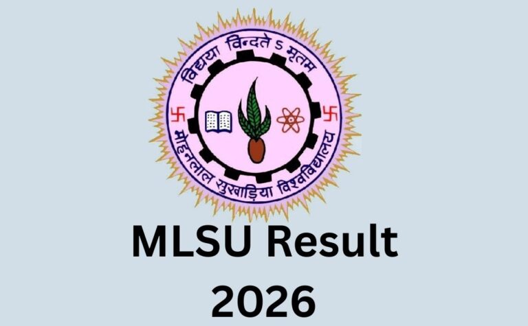 MLSU Result 2026 Out @mlsu.ac.in, Check Mohanlal Sukhadia University ...