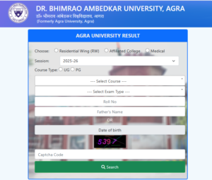 DBRAU Result 2026 Out @dbrau.ac.in, Check Agra University Result Here ...