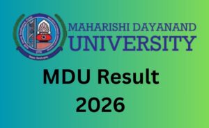 MDU Result 2026 Out @mdu.ac.in, Check MDU Result List Here - Latest ...