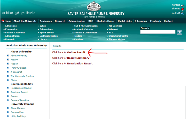 SPPU Result 2026 Out @unipune.ac.in, Check Subject Wise Pune University ...